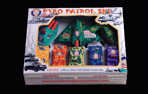 Pyro Patrol Safe and Sane Fireworks - Brothers - Novelty Vehicles, Cars, Trucks, Boats, Planes