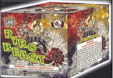 Pyro Beast - 16 Shots - Cannon