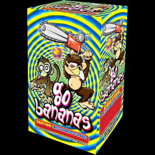 Go Bananas - Fireworks Fountain - Firehawk - Case of 36