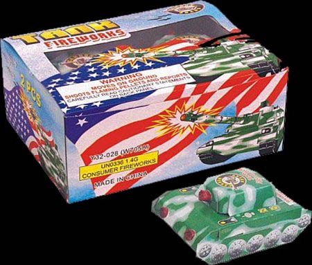 Tank Fireworks (L) - Cannon