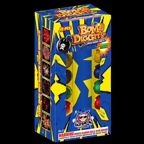 Bomb Diggity - Firework Artillery Shells - Sky Bacon