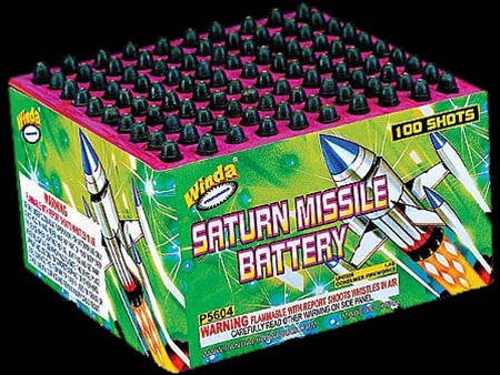 Saturn Missile Battery - 100 Shots - Winda