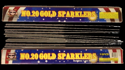 #20 Gold Sparklers (wire)